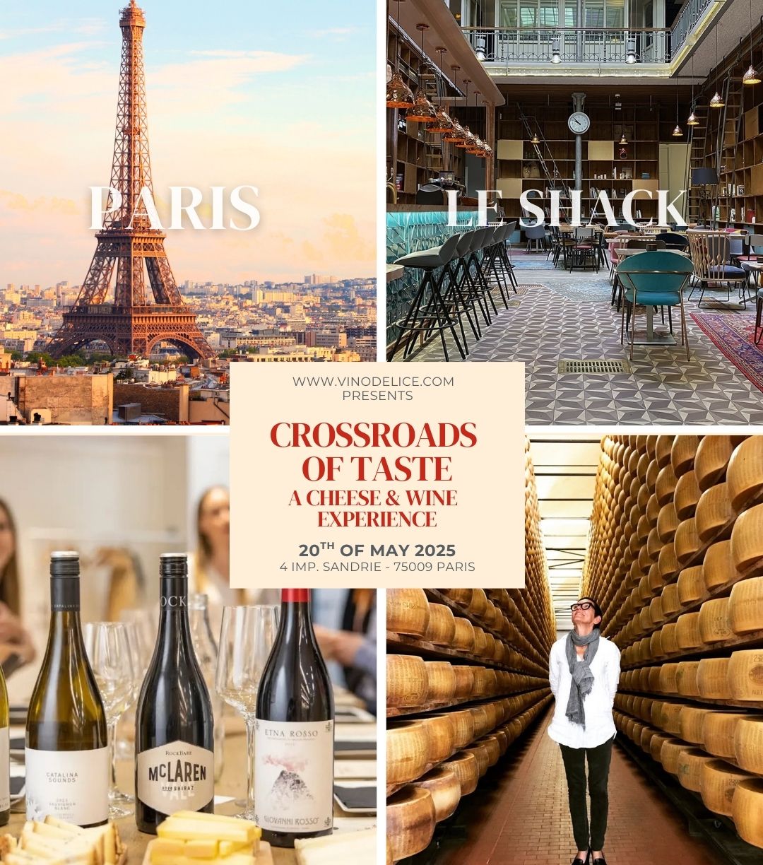 Crossroads of Taste – A Cheese & Wine Experience, Paris - 20th of May ...