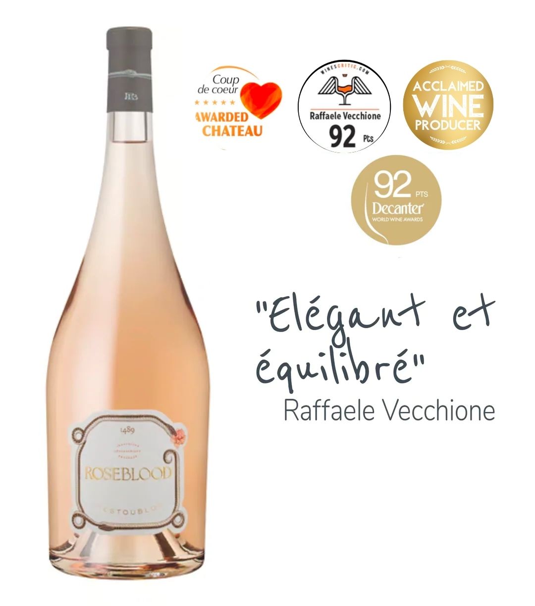 Chateau d'Estoublon ROSEBLOOD MAGNUM 2022 Provence France – Vinodelice